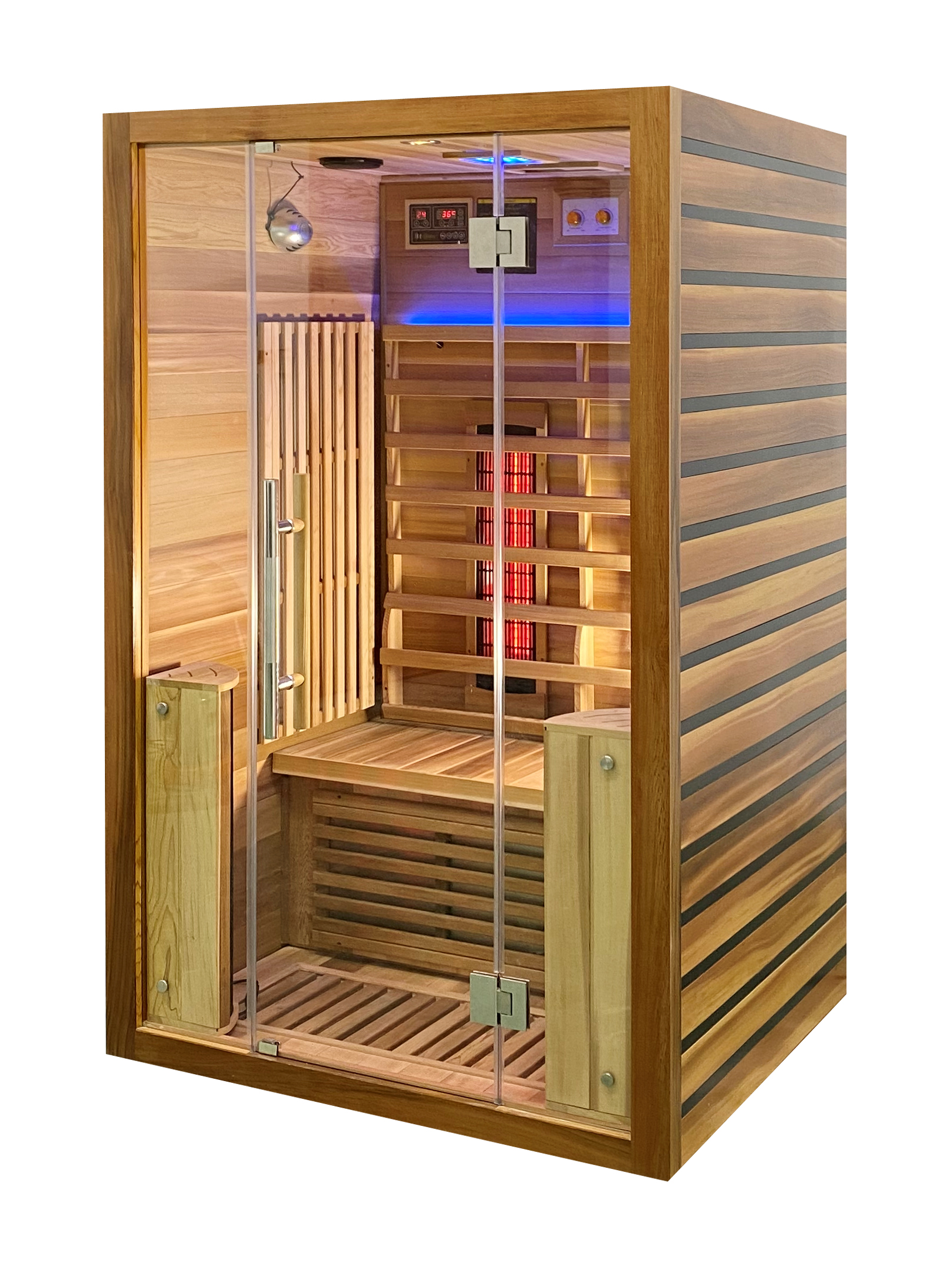 Hot sale Luxury red cedar Mix color sauna with Oxygen ionizer - KDY